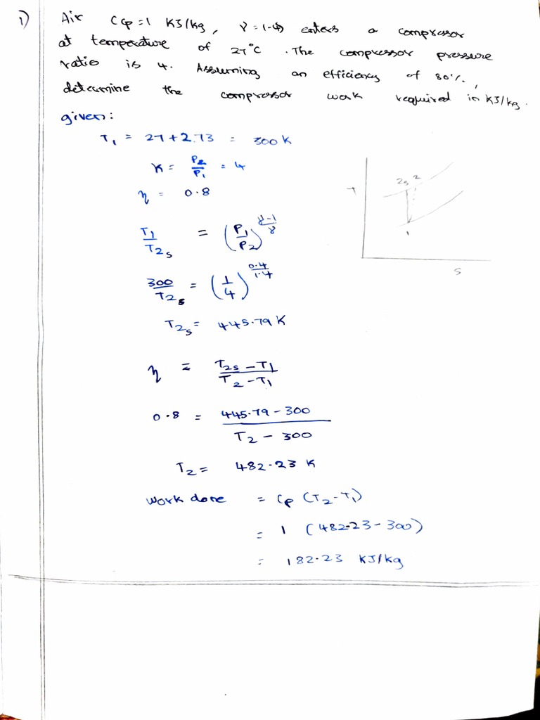 Thermodynamics Assignment 1 | PDF