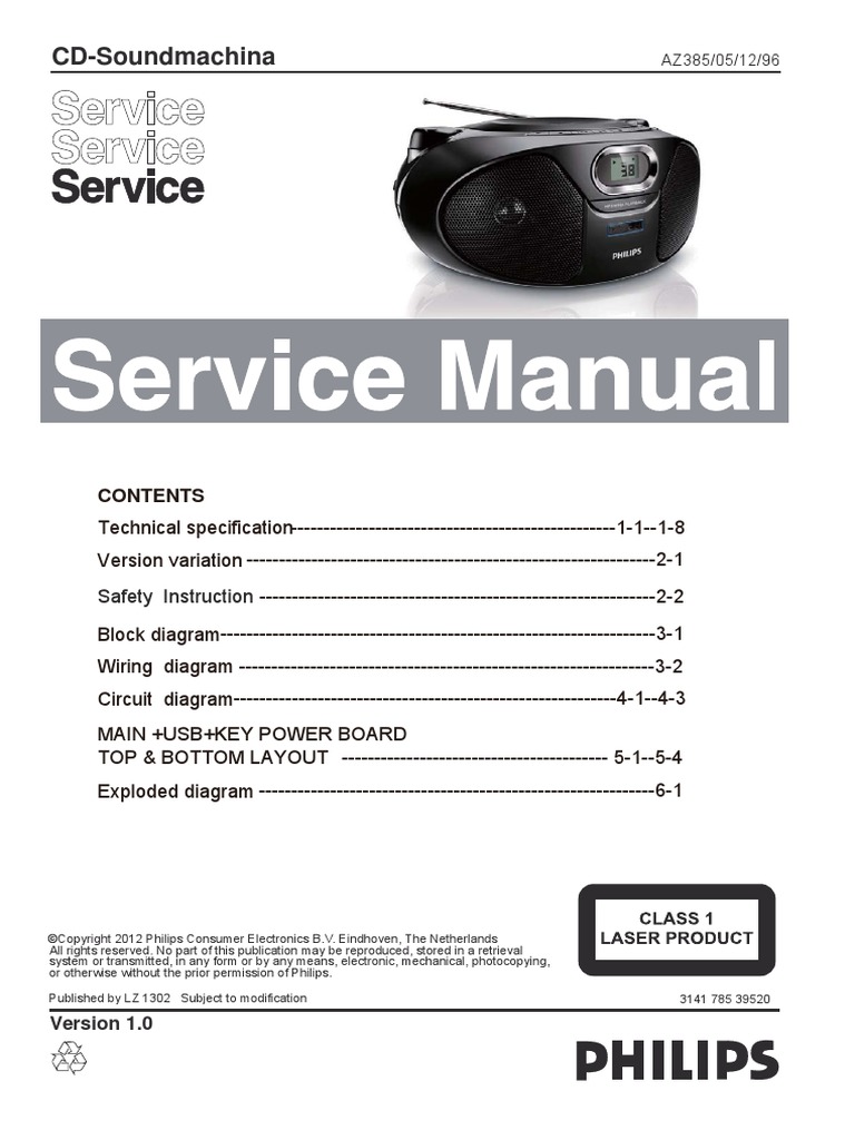 Plano Philips | PDF | Frequency Modulation | Loudspeaker