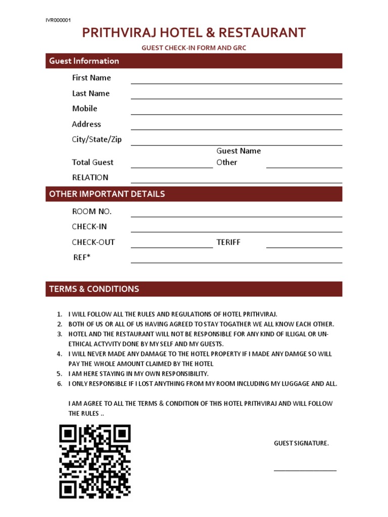 GRC Sheet | PDF | Hotel | Hospitality Industry