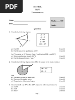IB Math HL Formula Booklet 2023 | PDF | Area | Logarithm