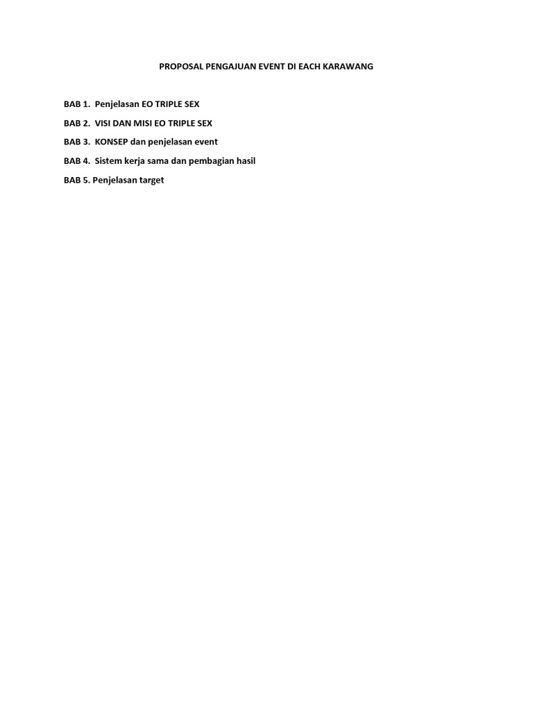 Proposal Event | PDF