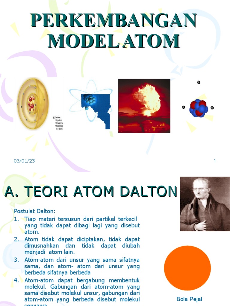 Perkembangan Model Atom | PDF