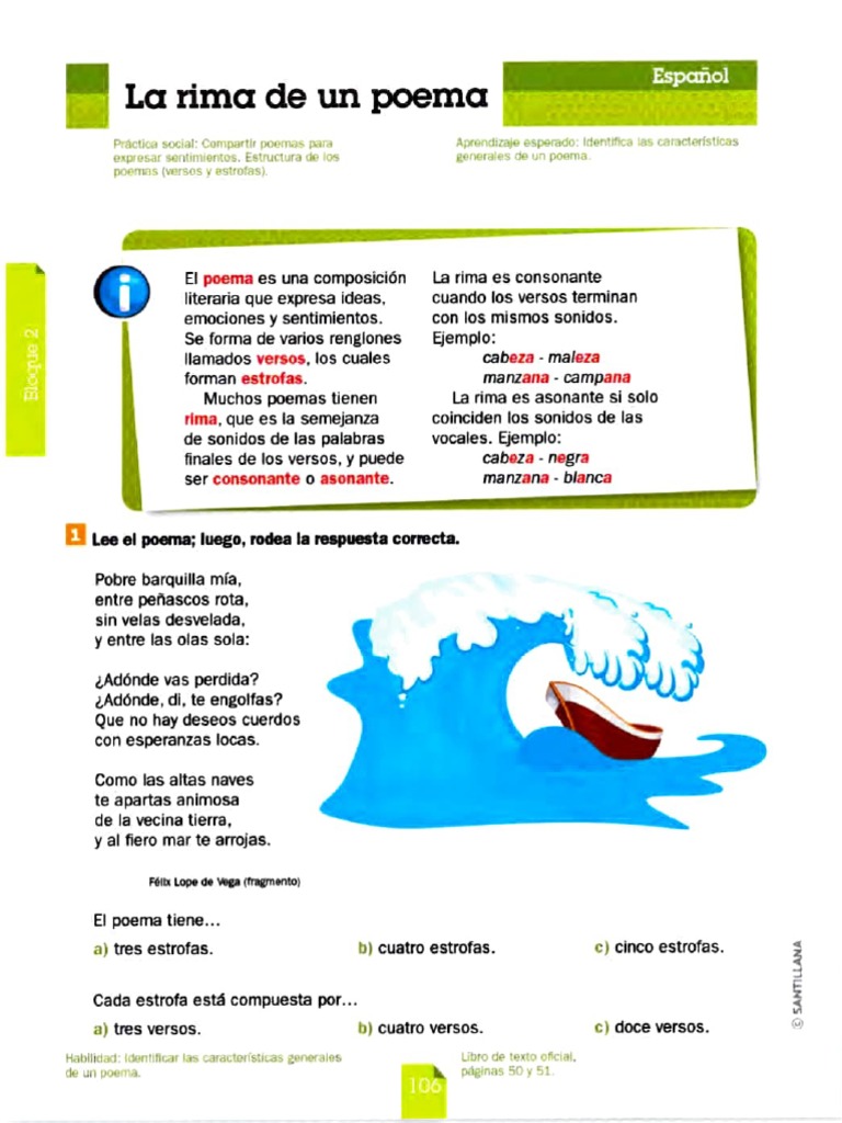 (Template) Las Rimas en Un Poema. | PDF | Rima