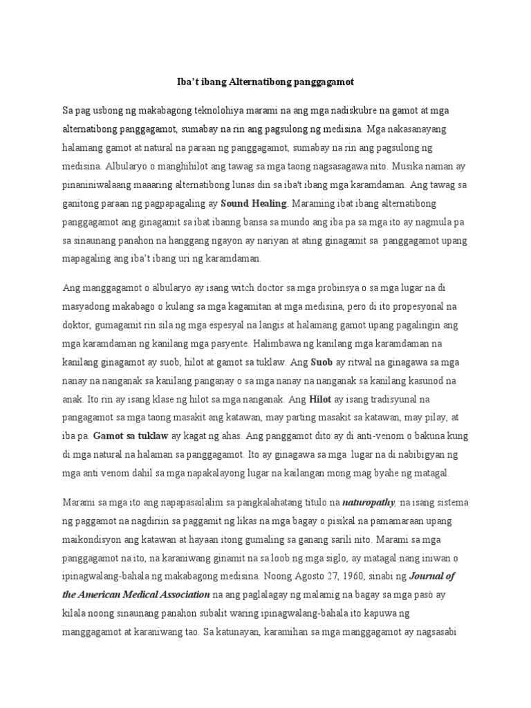 Tekstong Impormatibo | PDF