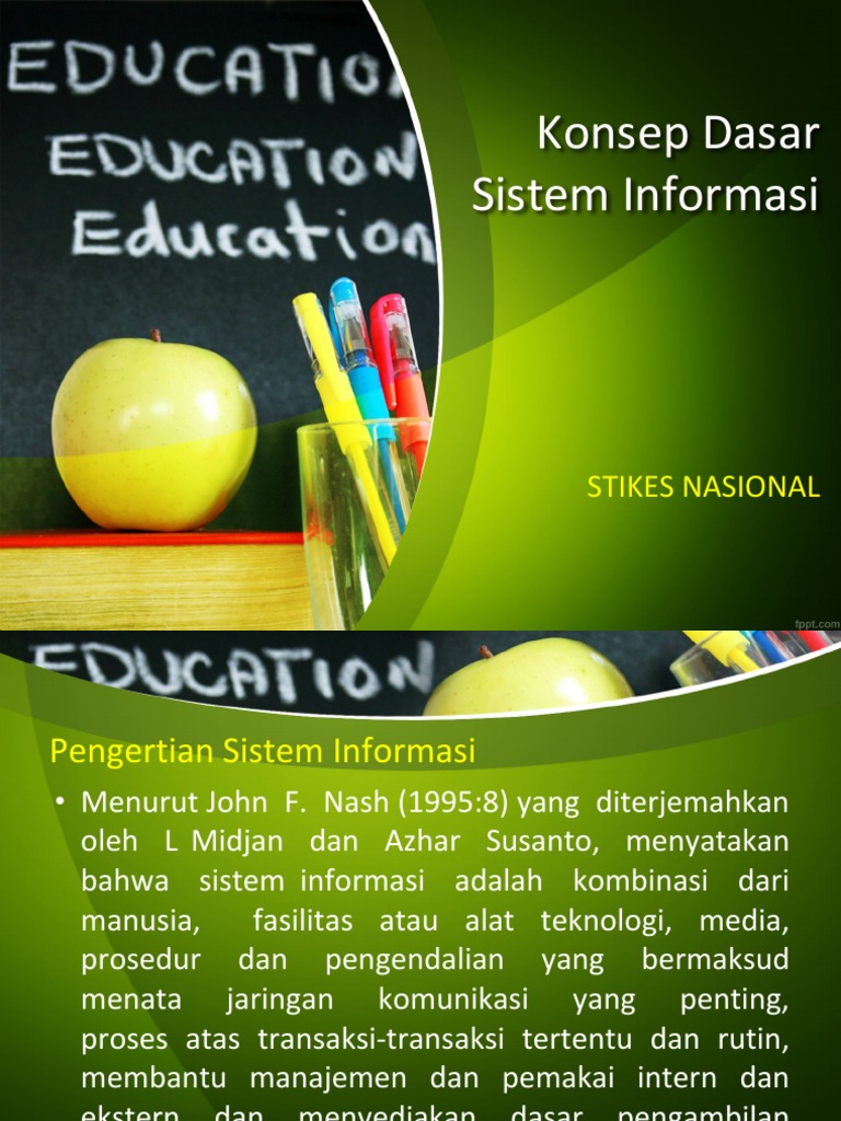 Konsep Dasar Sistem Informasi | PDF