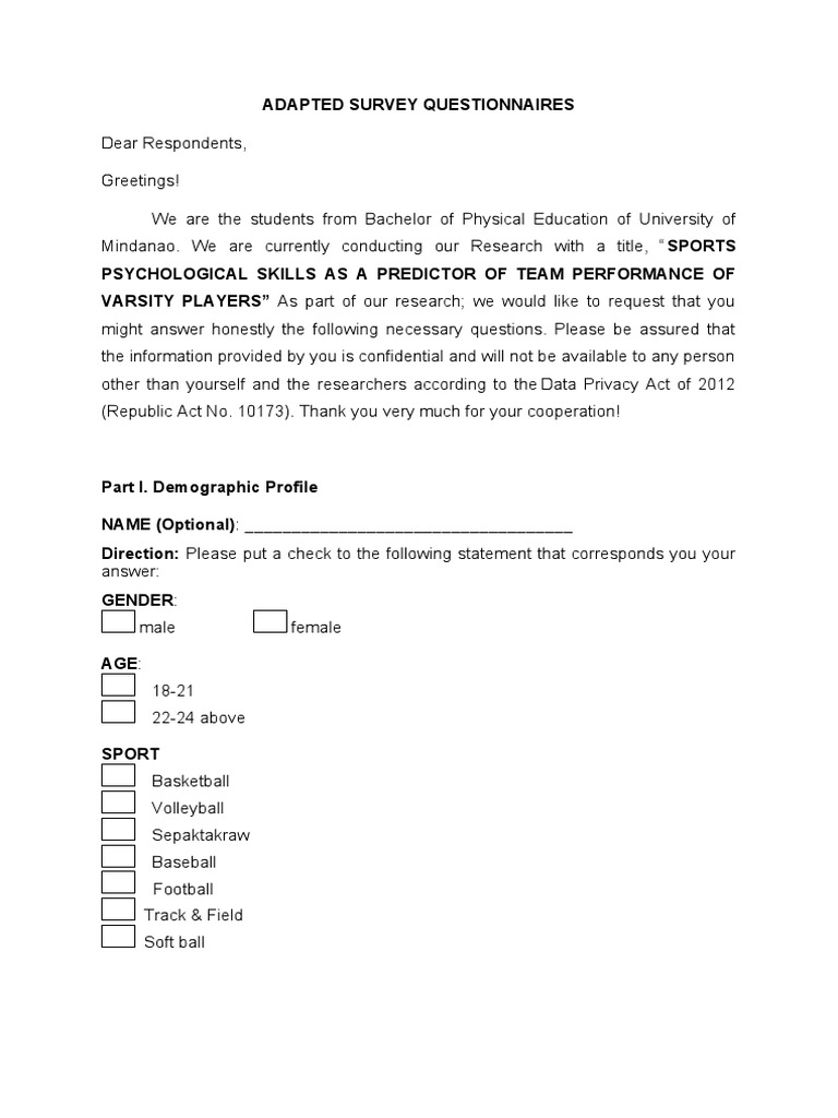 Questionnaire Res1 | PDF | Questionnaire | Survey Methodology