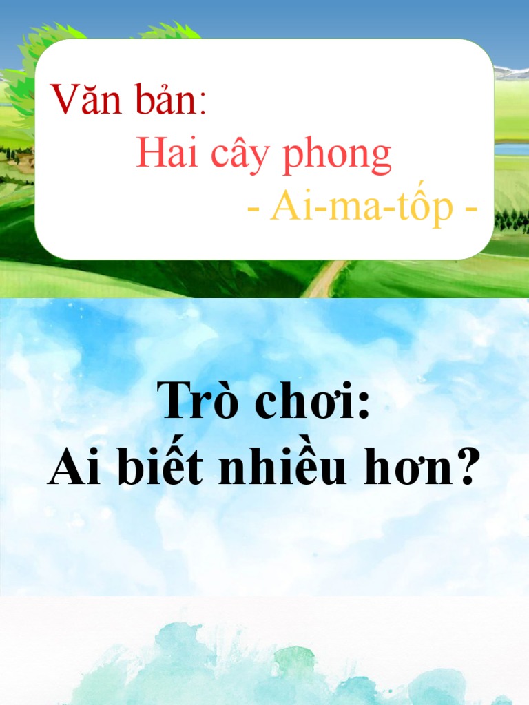 Bai 9 Hai Cay Phong | PDF