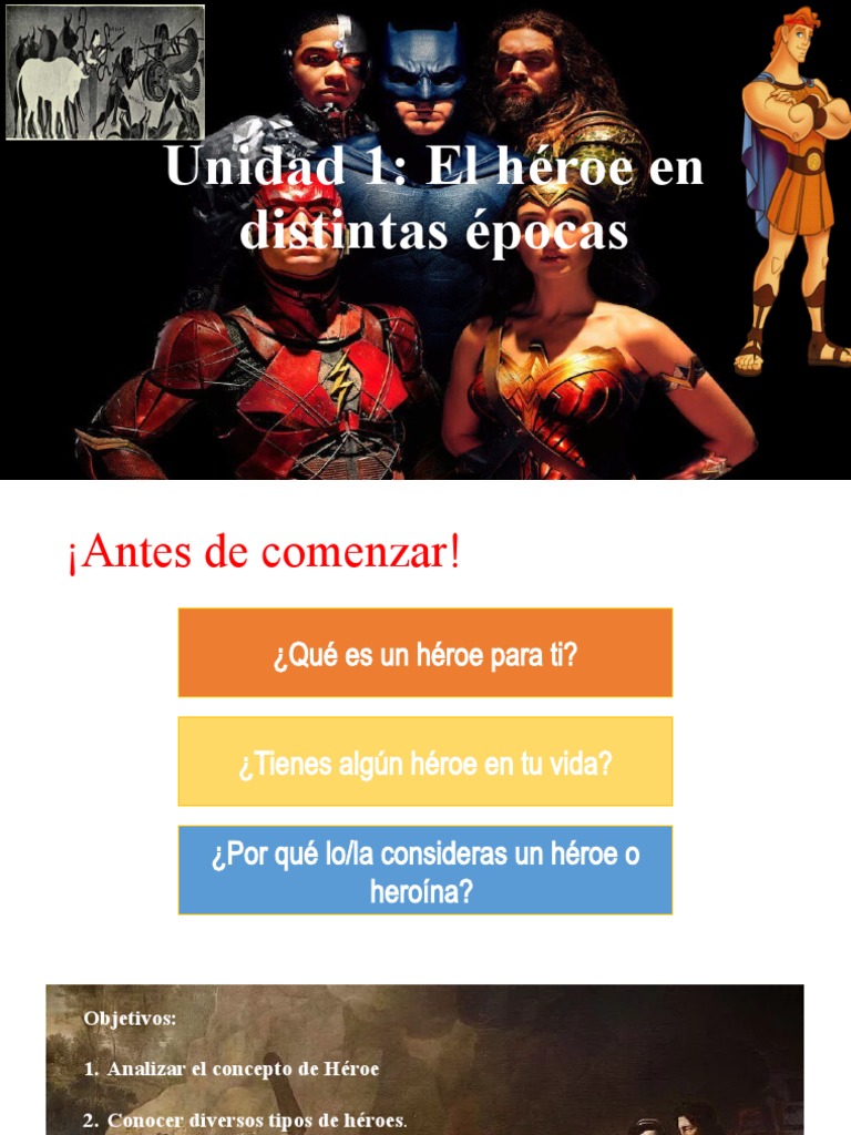 El Héroe en Distintas Épocas | PDF | Héroe