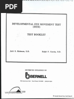 Beery VMI - Administration, Scoring, and Teaching Manual PDF | PDF