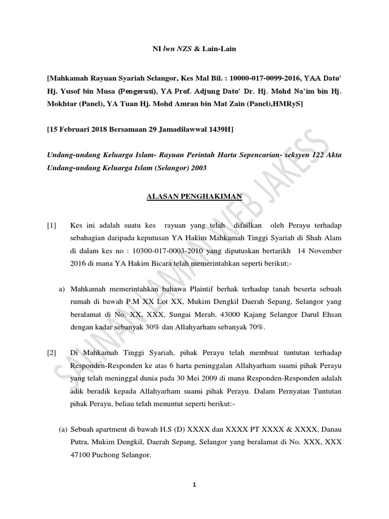 NI V NZS & Lain-Lain | PDF