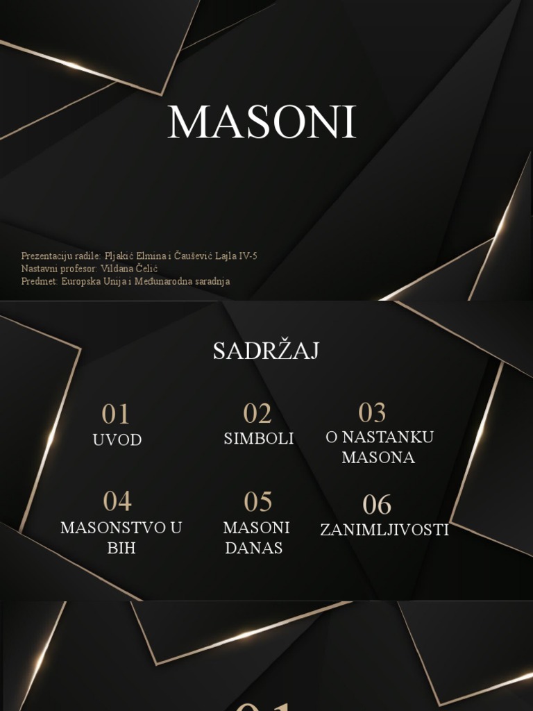 Masoni | PDF