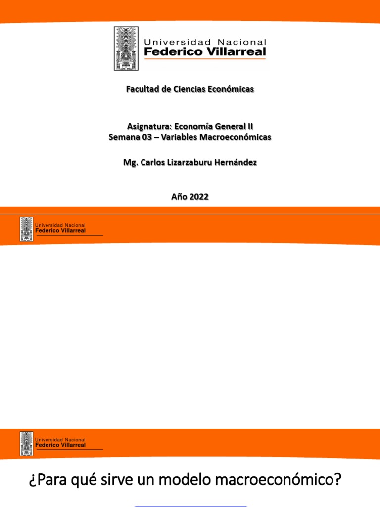 Semana 03 - Variables Macroeconómicas | PDF | Macroeconómica | Inflación