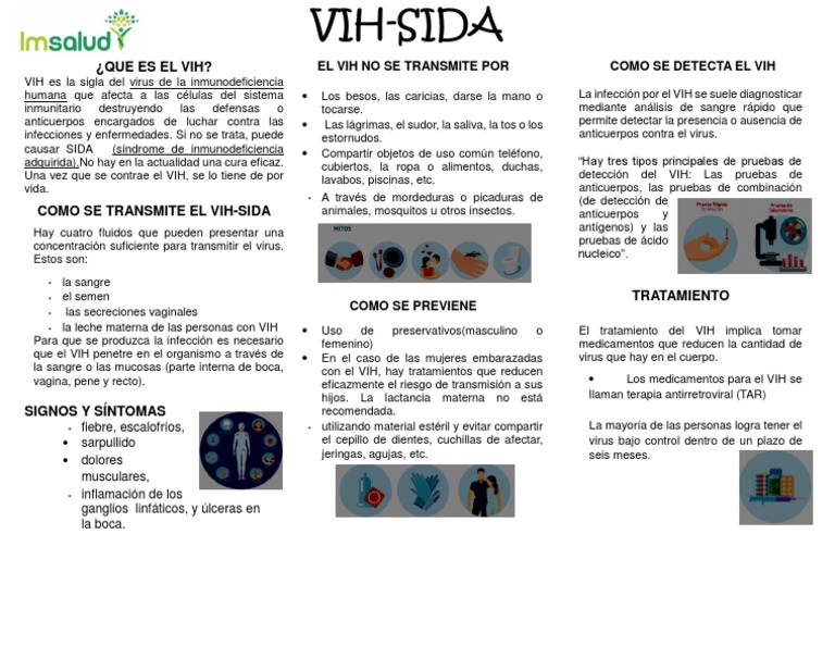 Folleto Vih Sida | PDF | VIH | VIH / SIDA