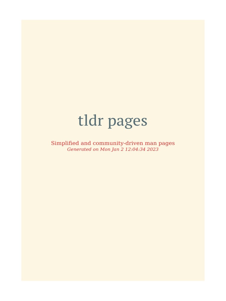 TLDR Book | PDF | Public Key Certificate | System Software
