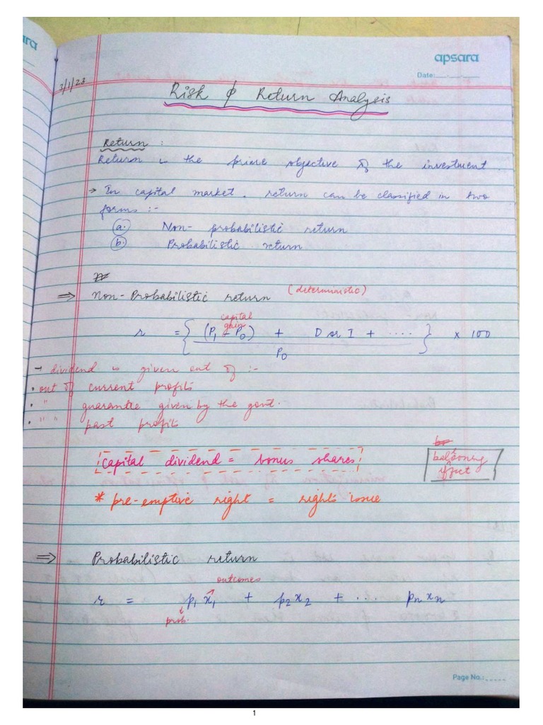 SAPM - Samiksha's Notes | PDF SAPM - Samiksha's Notes | PDF