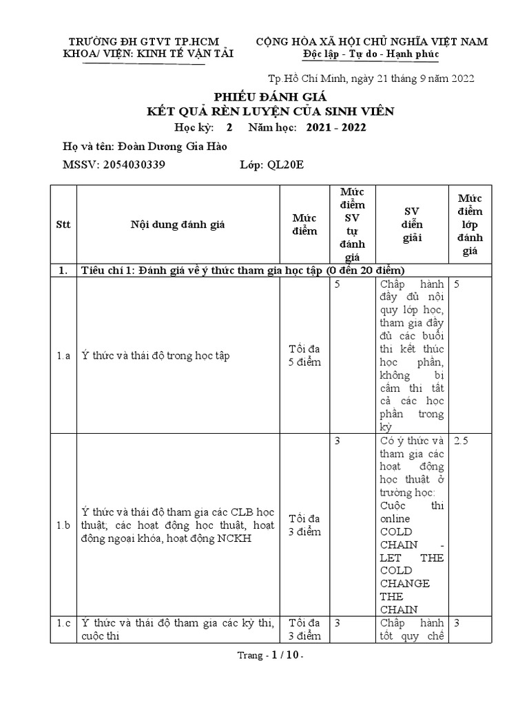 Doan Duong Gia Hao | PDF