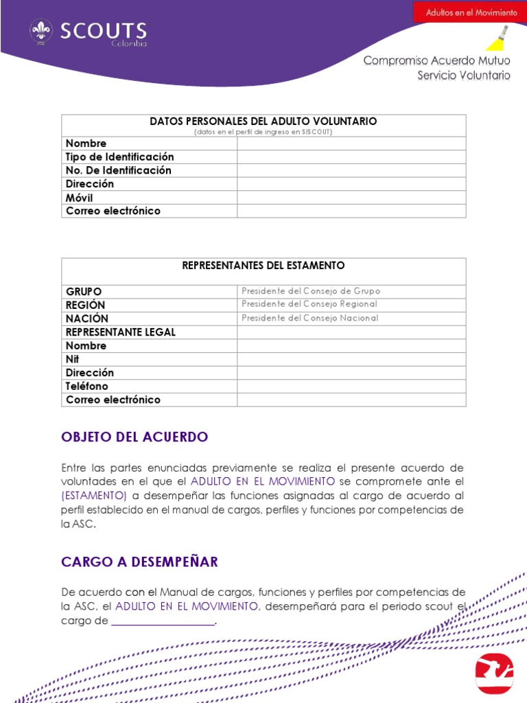 7-Compromiso, Acuerdo Mutuo | PDF | Exploración