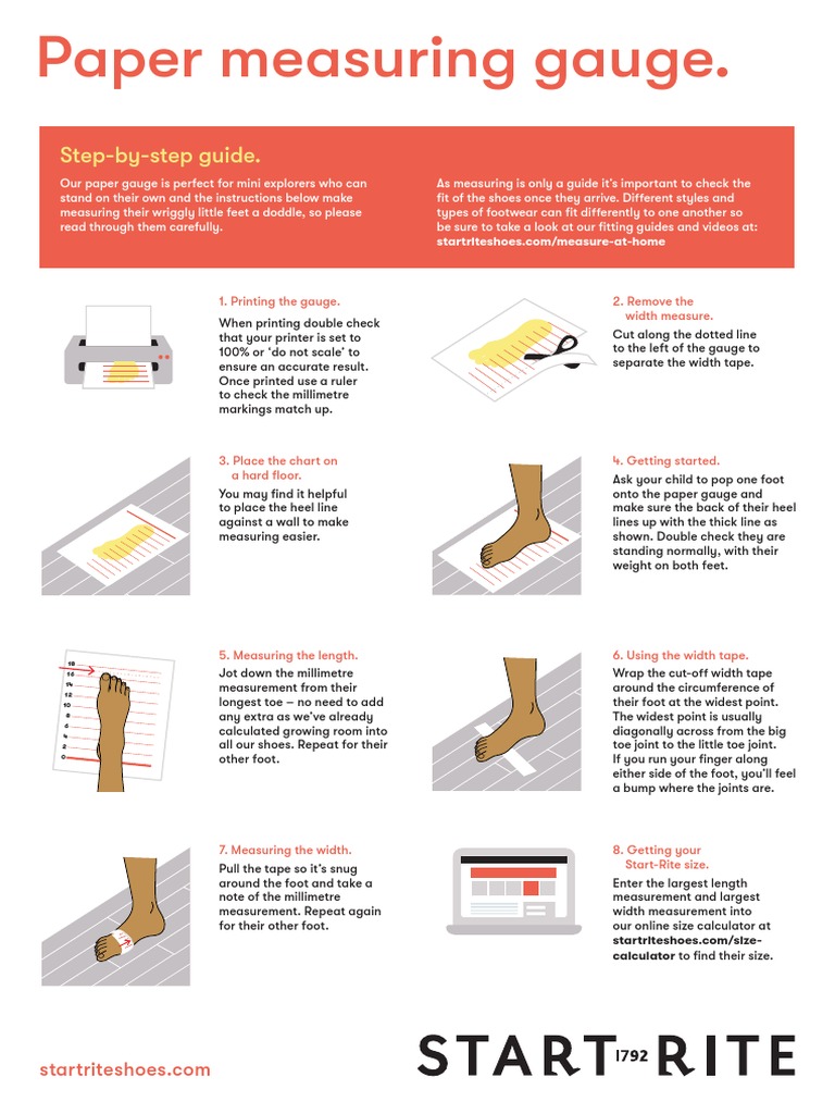Paper Foot Measure New 2 | PDF | Length | Foot