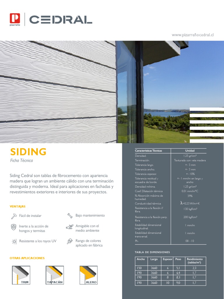 Siding Cedral: Características y usos de tablas de fibrocemento para revestimientos exteriores ...