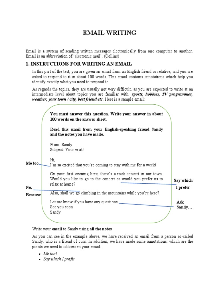 Email Writing | PDF | English Language