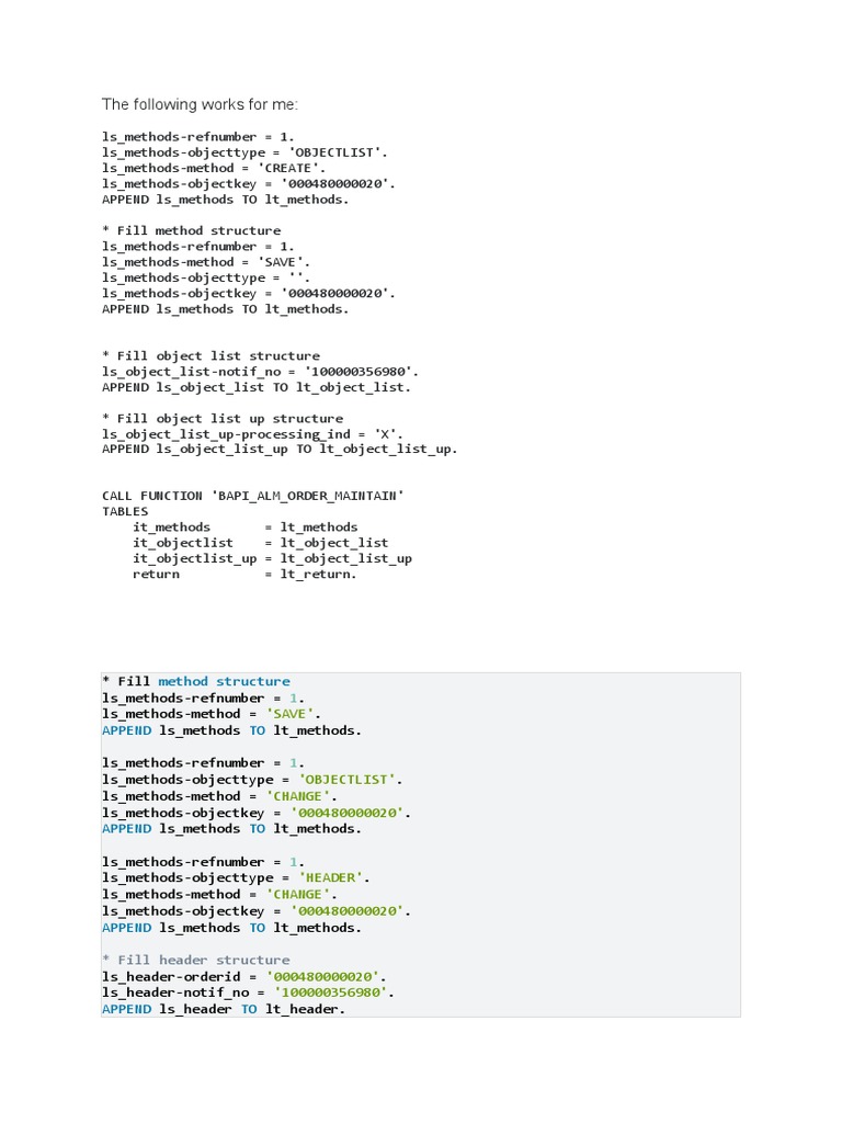 Add Notification To Work Order | PDF