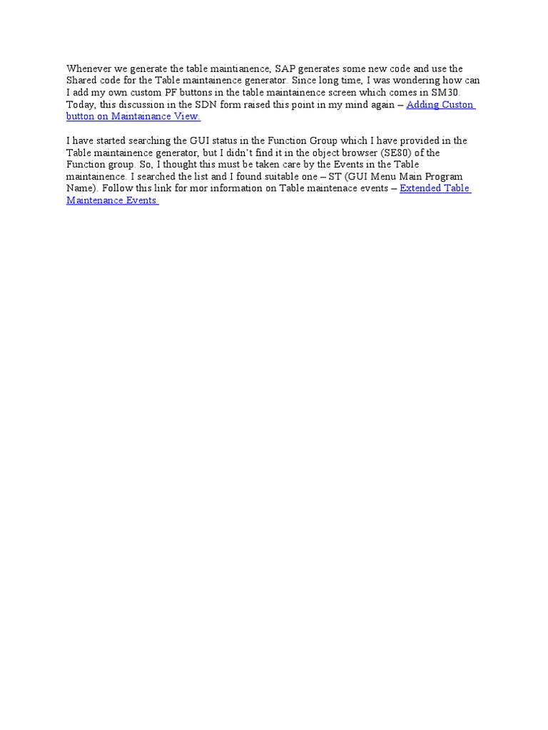 Add Custom Button On Maintianence View Sm30 Pdf 4270