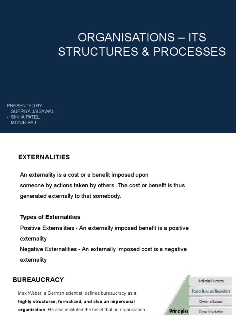 Osp - Presentation-1 | PDF | Organizational Structure | Externality
