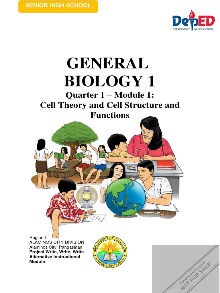 Module General Biology 1 Week 1 SHS 1 | PDF | Cell (Biology) | Cell Nucleus
