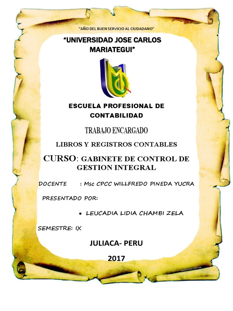 Libros y Registros Contables Esenciales | PDF | Contabilidad | Estado ...