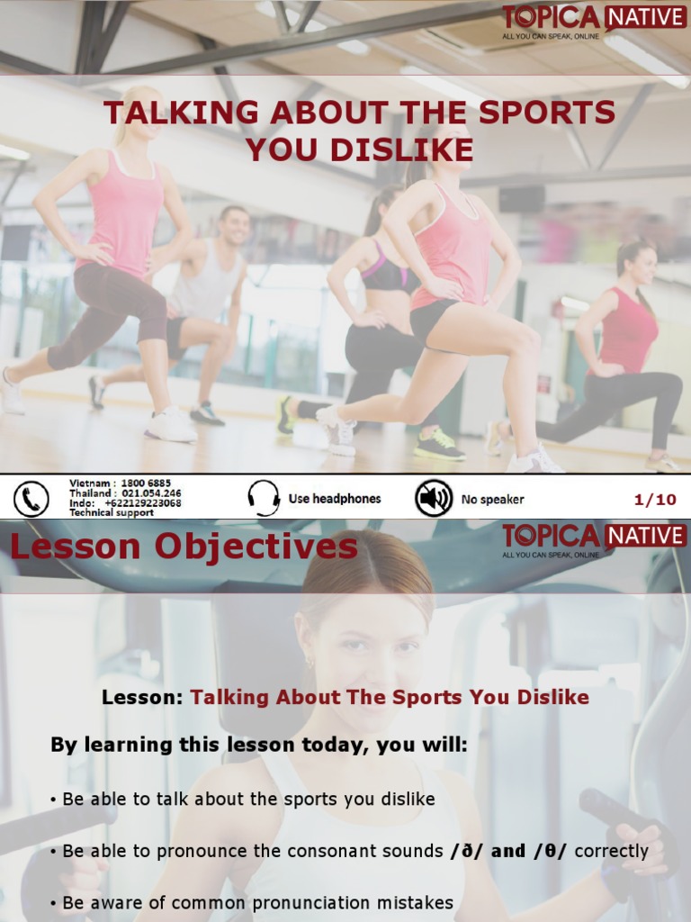 25.05 .2016 Talking About The Sports You Dislike Anhnp Done | Download Free PDF | Languages ...