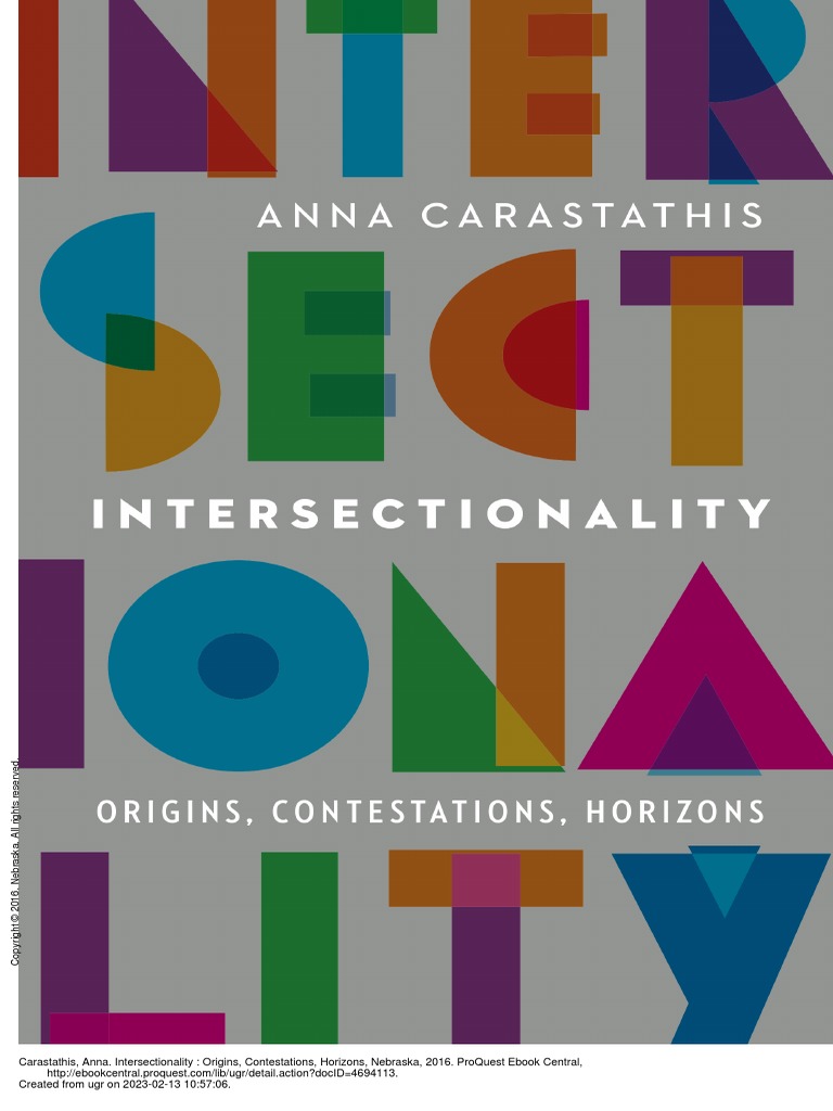 Intersectionality Origins Contestations Horizons | PDF