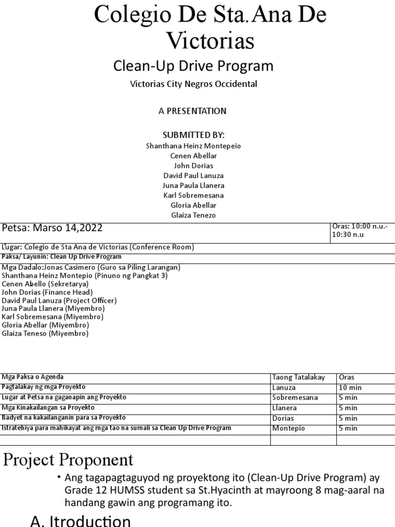 Clean Up Drive | PDF