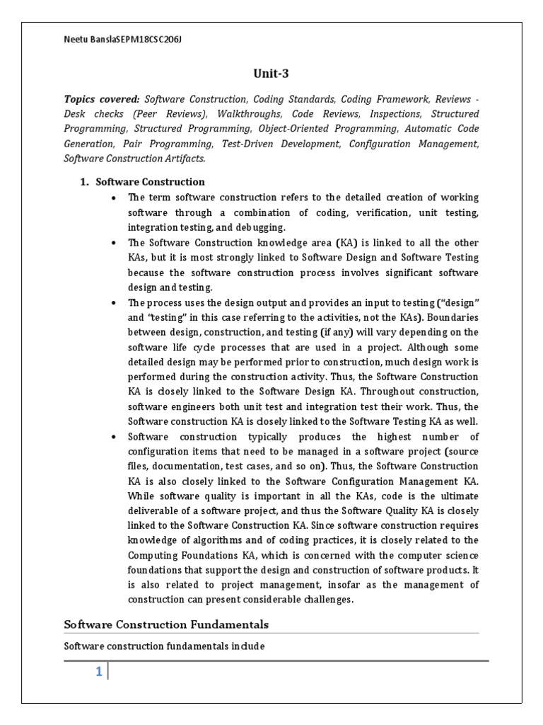 Unit 3 Word Download Free Pdf Inheritance Object Oriented Programming Class Computer