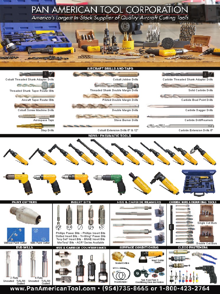 Panamerican Aerospace-Decimal-Chart-4-22 | PDF | Drill | Manufactured Goods