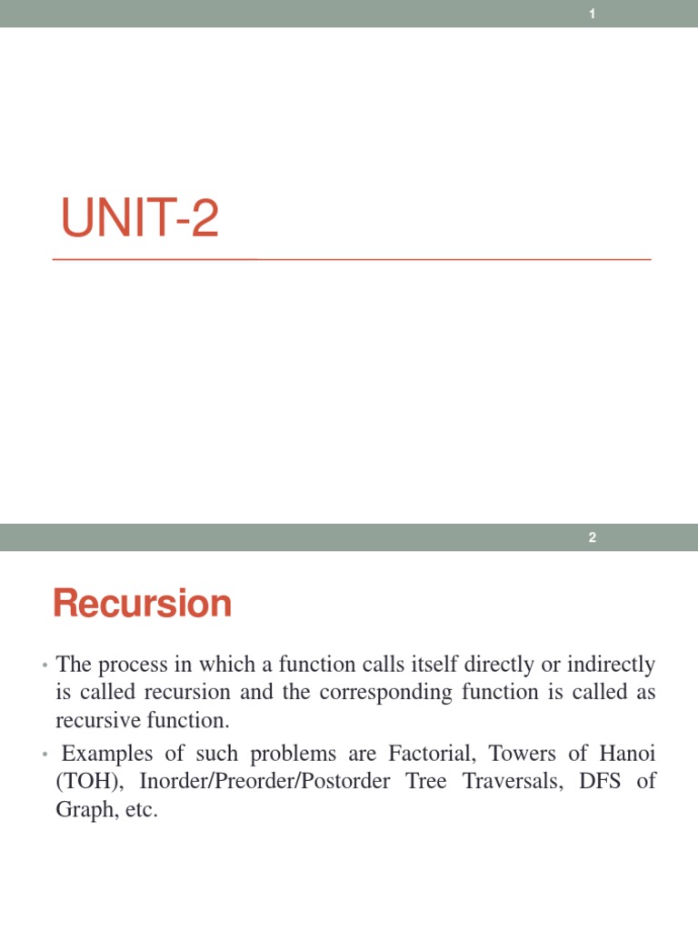 2-2 Methods For Solving Recurrence | PDF | Recurrence Relation | Mathematical Relations
