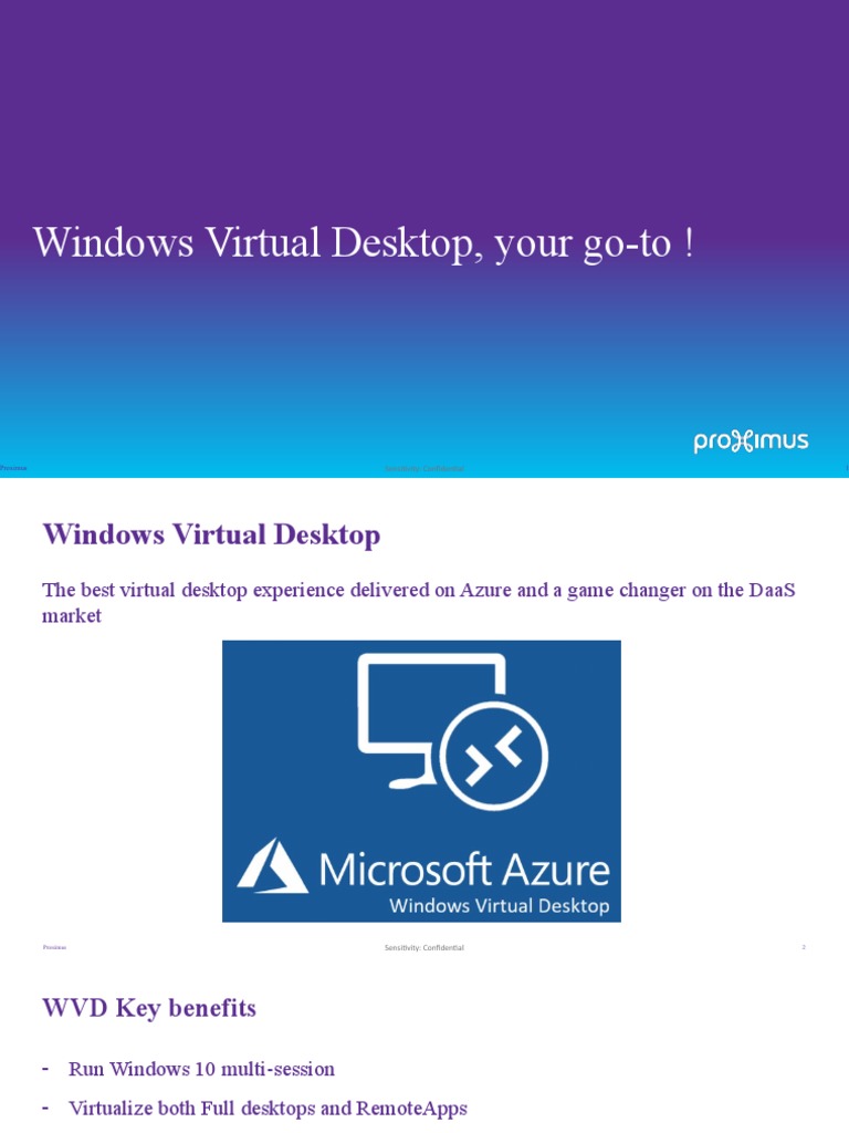 Deep Dive Solutions Lunch - Windows Virtual Desktop On Azure | PDF | Microsoft Windows ...
