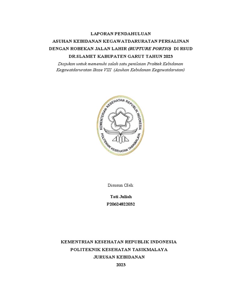 LP Gadar Persalinan | PDF