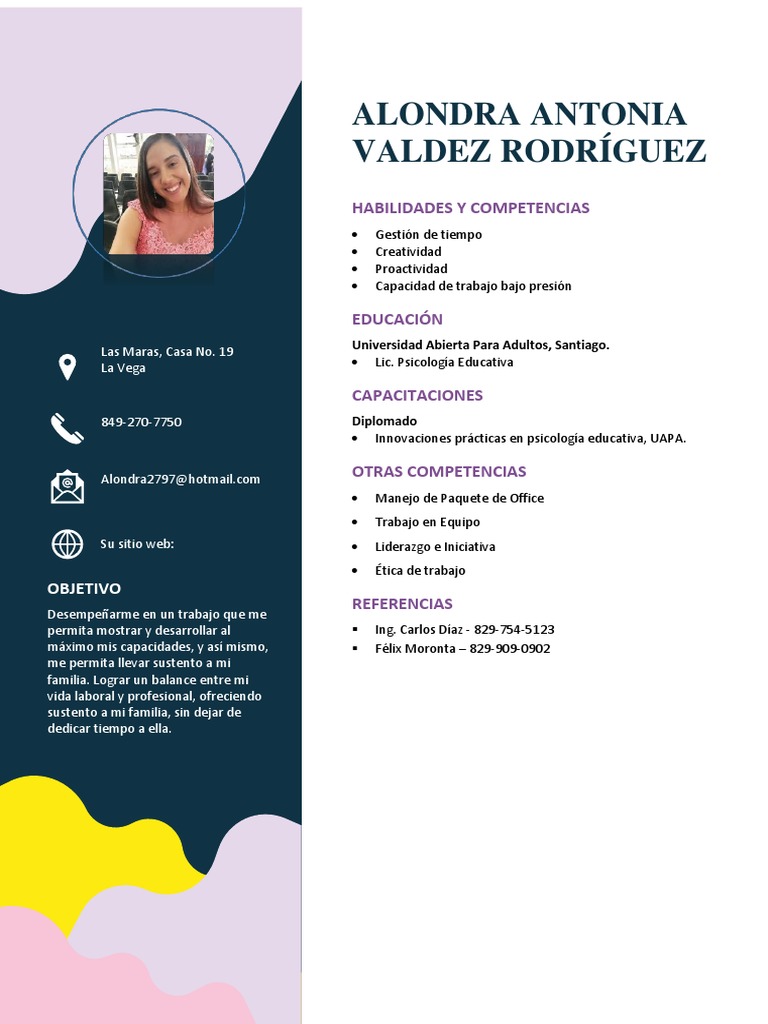 CV. Lic - Alondra Antonia Valdez Rodríguez | PDF