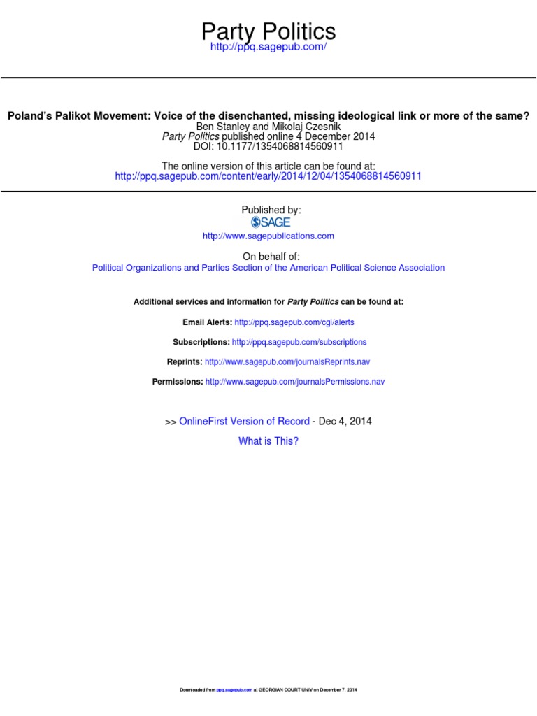 Poland's Palikot Movement: Voice of the disenchanted or missing ...