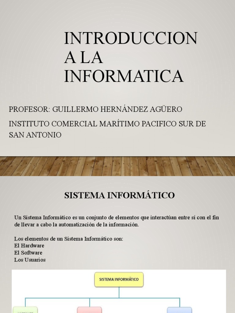 Introduccion A La Informatica | PDF | Hardware de la computadora ...