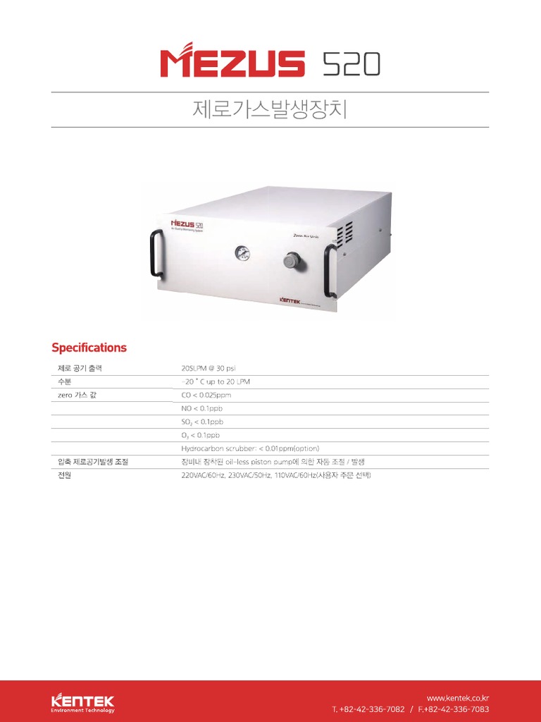 Kentek Mezus 520 | PDF
