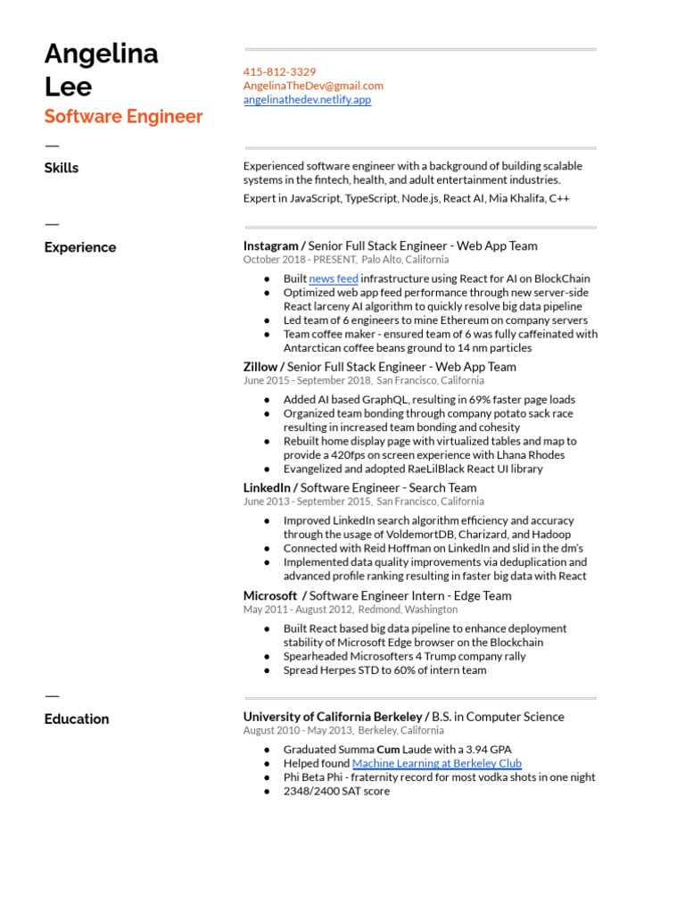 Angelina Lee Resume | PDF | Artificial Intelligence | Intelligence (AI ...