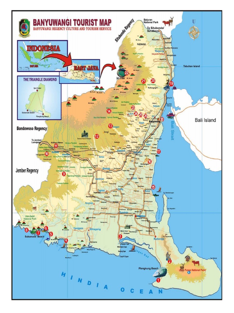 Peta Banyuwangi | PDF