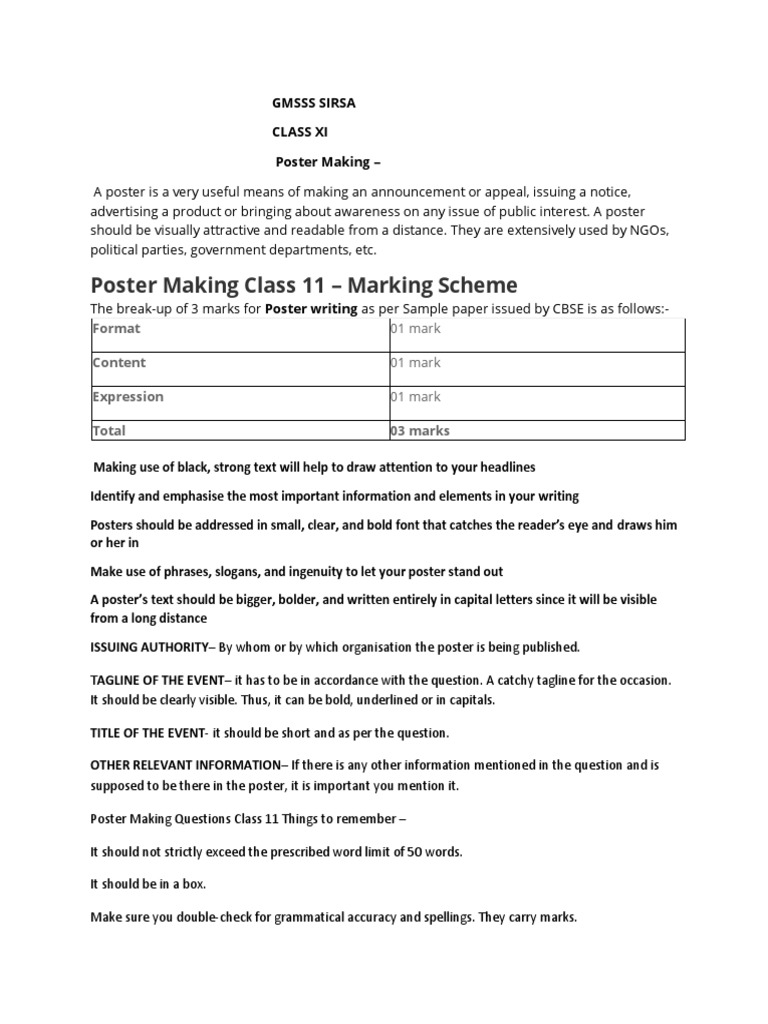 Poster Making | PDF | Poster | Communication