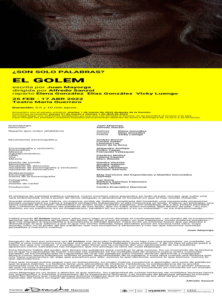Programa Golem B 3 | PDF