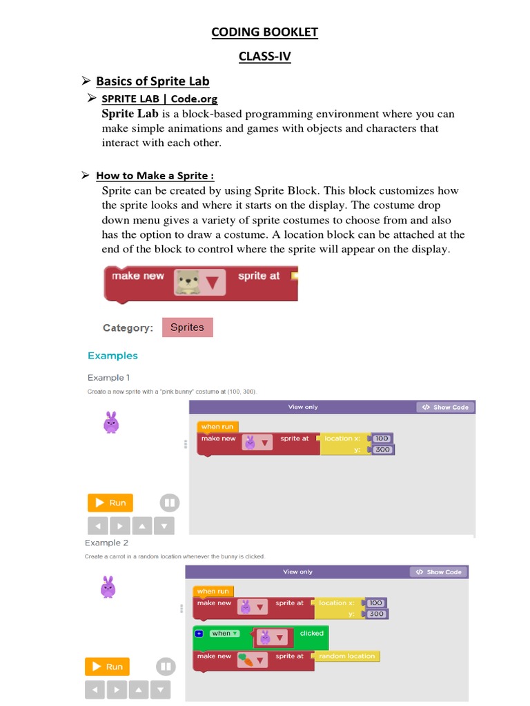 Coding Booklet Class Iv Pdf String Computer Science Menu Computing