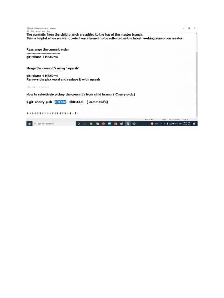 Git Cherry Pick | PDF