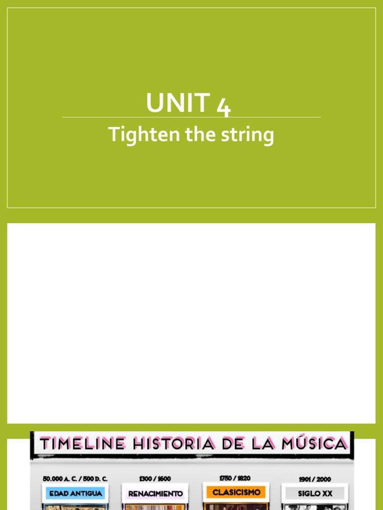 Unit 4 Tighten The String | PDF | Wolfgang Amadeus Mozart | Periodo ...