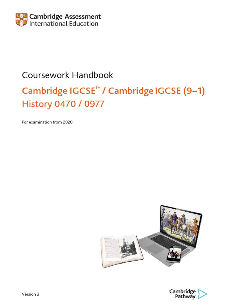 0470 Coursework Handbook (For Examination From 2020) | PDF | Learning ...