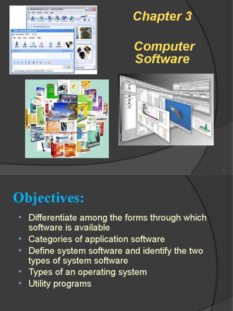 Chapter 03 Computer Software 062021 | PDF | Graphical User Interfaces | Application Software